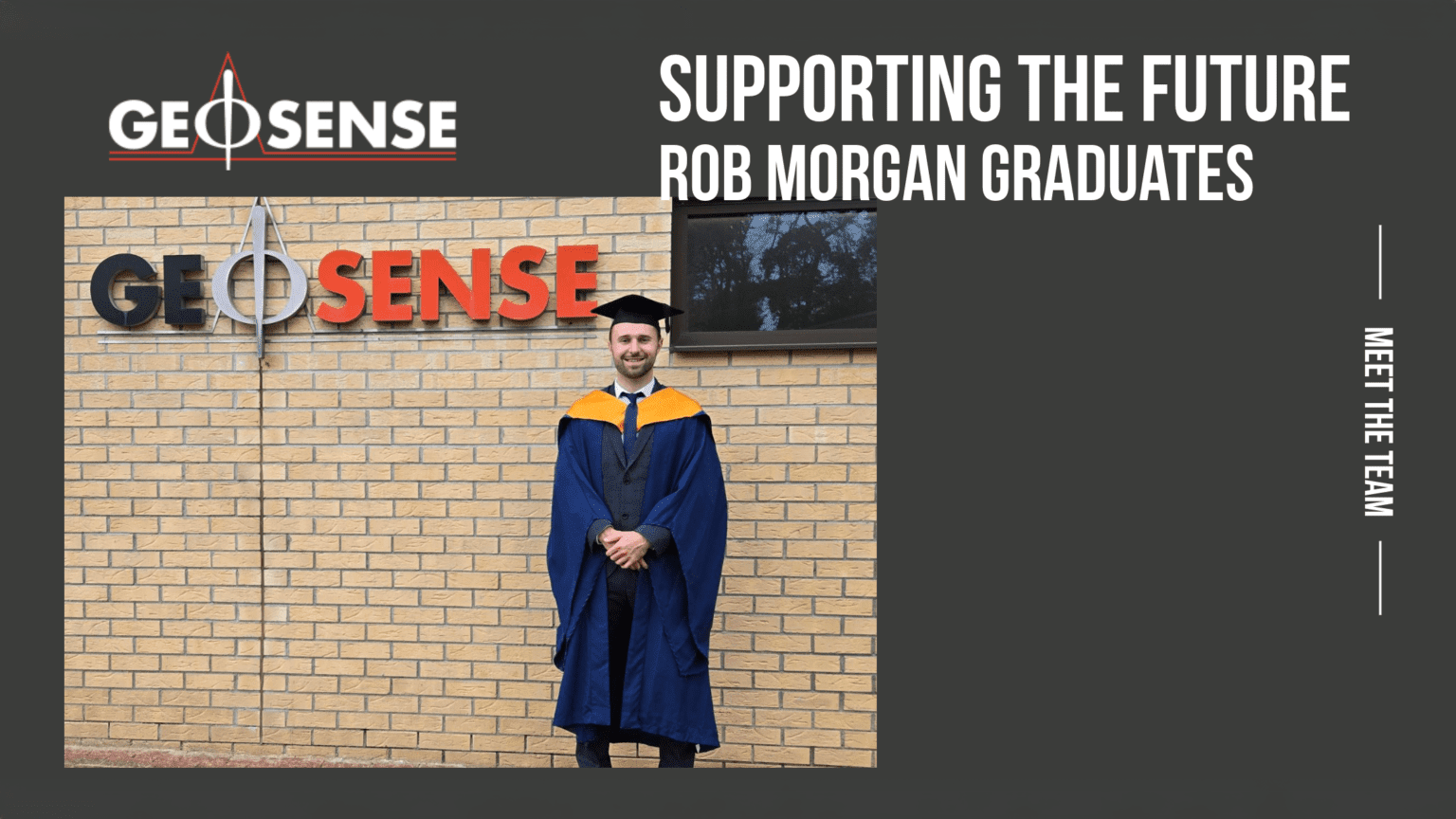 Supporting the future - Rob Morgan graduates | Geosense